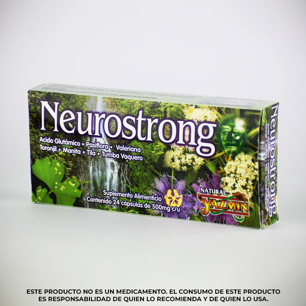 Neurostrong | 24 Cápsulas de 500mg | Natural Yazmin®