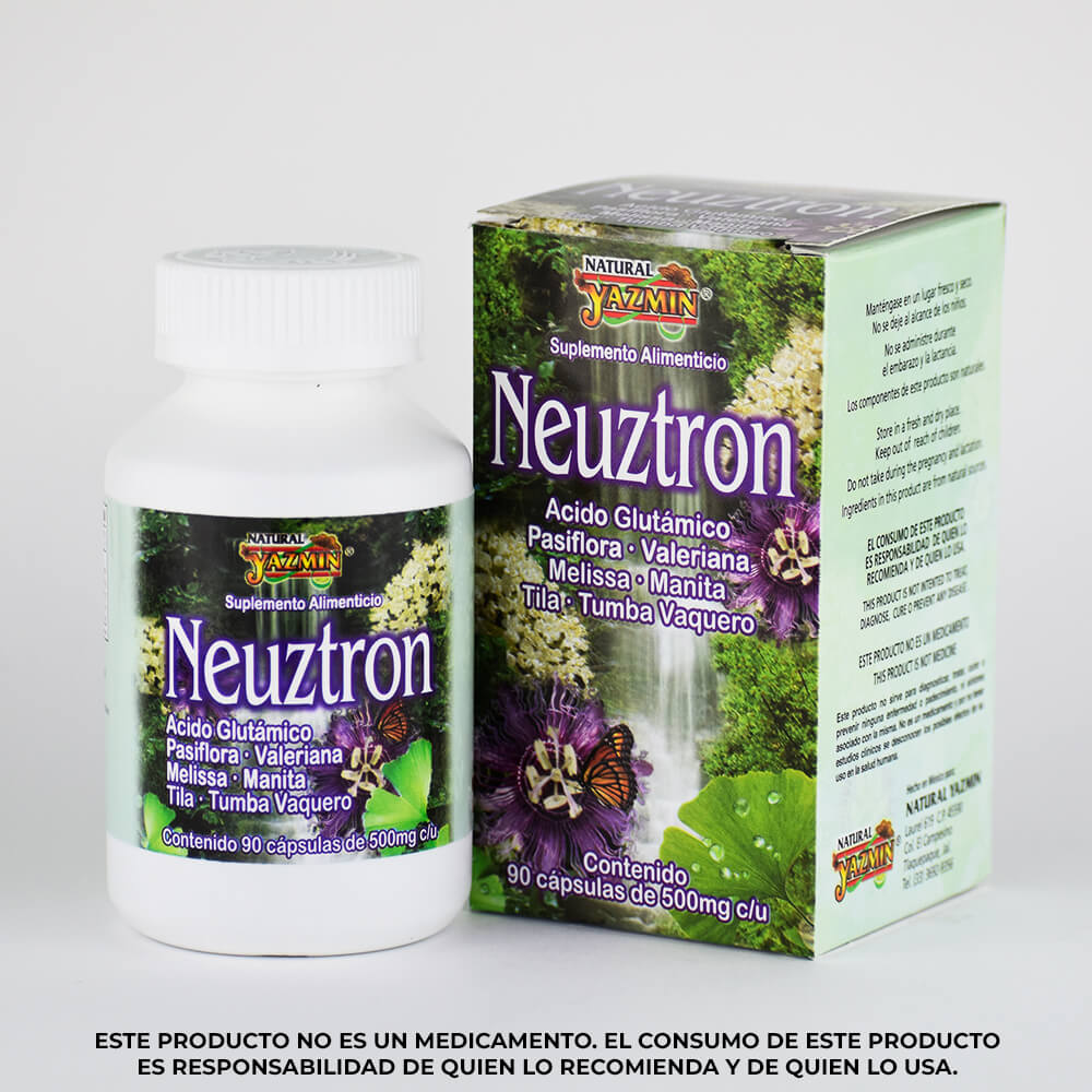 Neuztron | 90 Cápsulas de 500 mg | Natural Yazmin®
