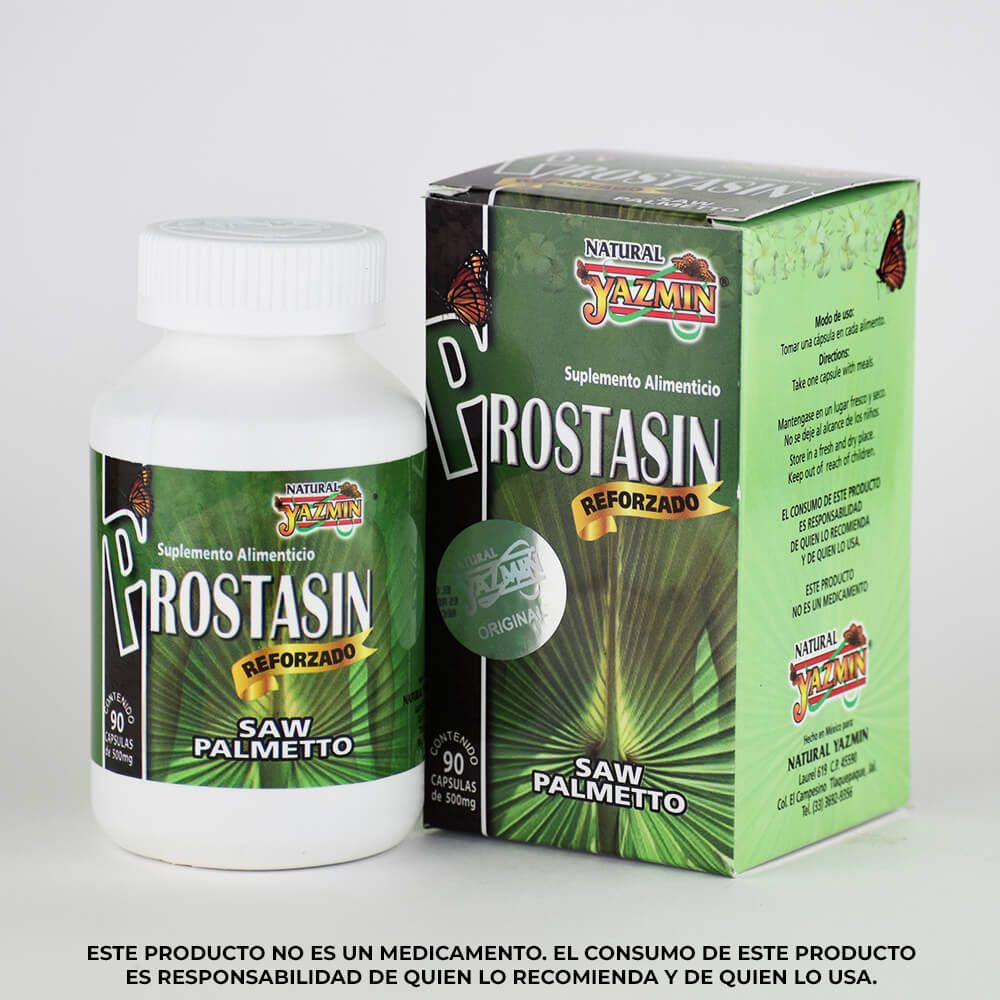 Prostasín Reforzado | 90 Cápsulas de 500mg | Natural Yazmin®