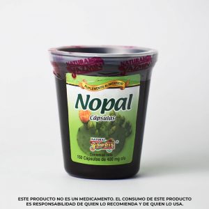 Nopal y Linaza | 150 Cápsulas 400mg | Natural Yazmin®