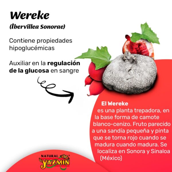 Wereke | 150 Cápsulas de 400mg | Natural Yazmin®