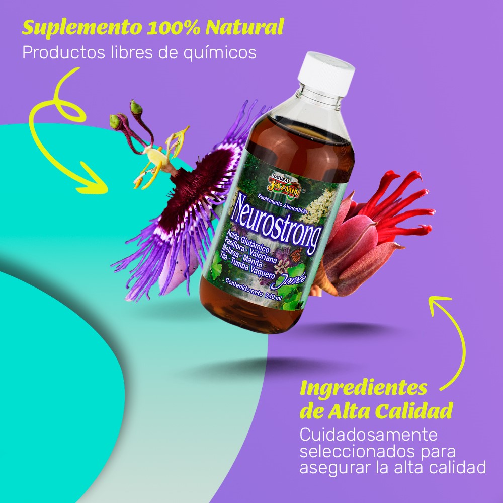 Neurostrong Jarabe 240 ml | Natural Yazmin®