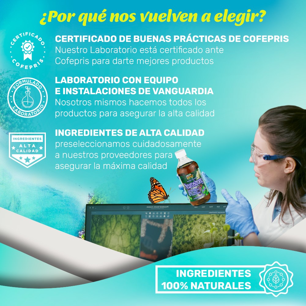 Neurostrong Jarabe 240 ml | Natural Yazmin®