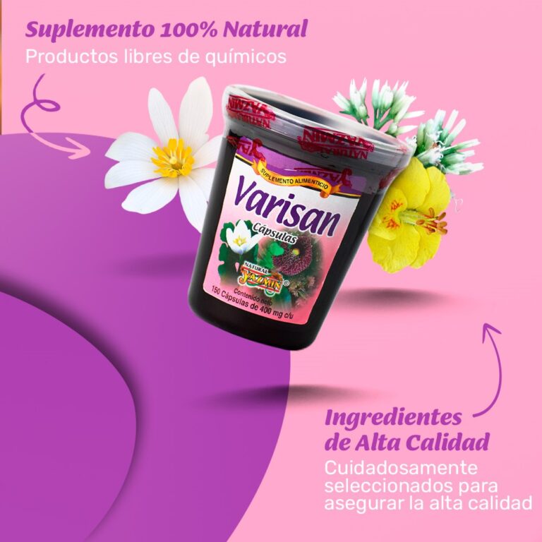 Varisan | 150 Pastillas [Cápsulas] 400mg | Natural Yazmin®