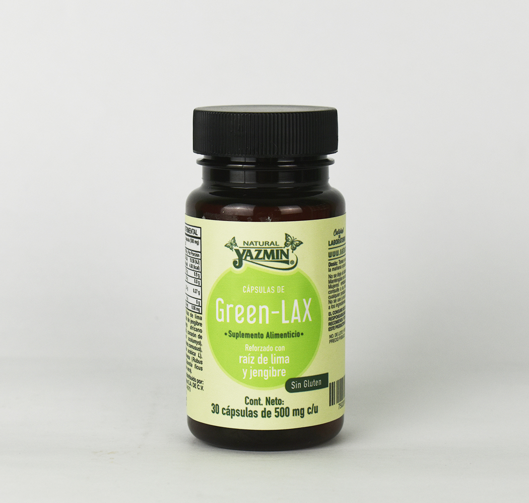 Green Lax | 500g |30 cápsulas | Natural Yazmin®